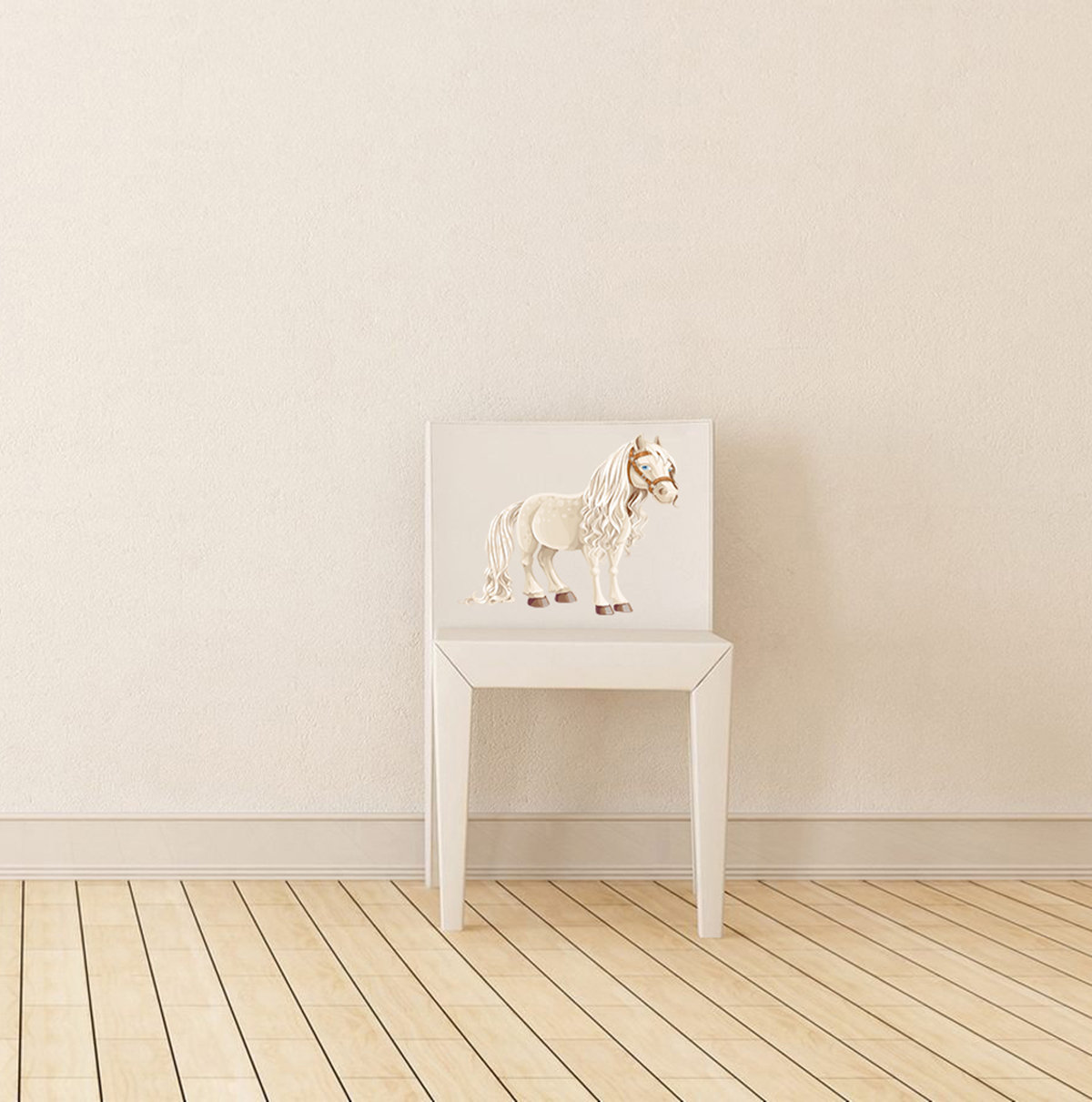 Trinx Pony Nursery Wall Decal, Pony Girls Room Wall Sticker, Pony Wall ...