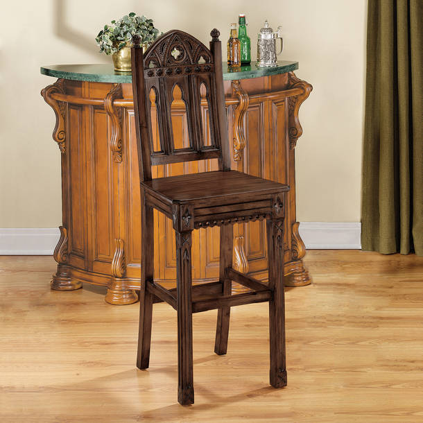 Design Toscano Sudbury Gothic 30" Bar Stool | Wayfair
