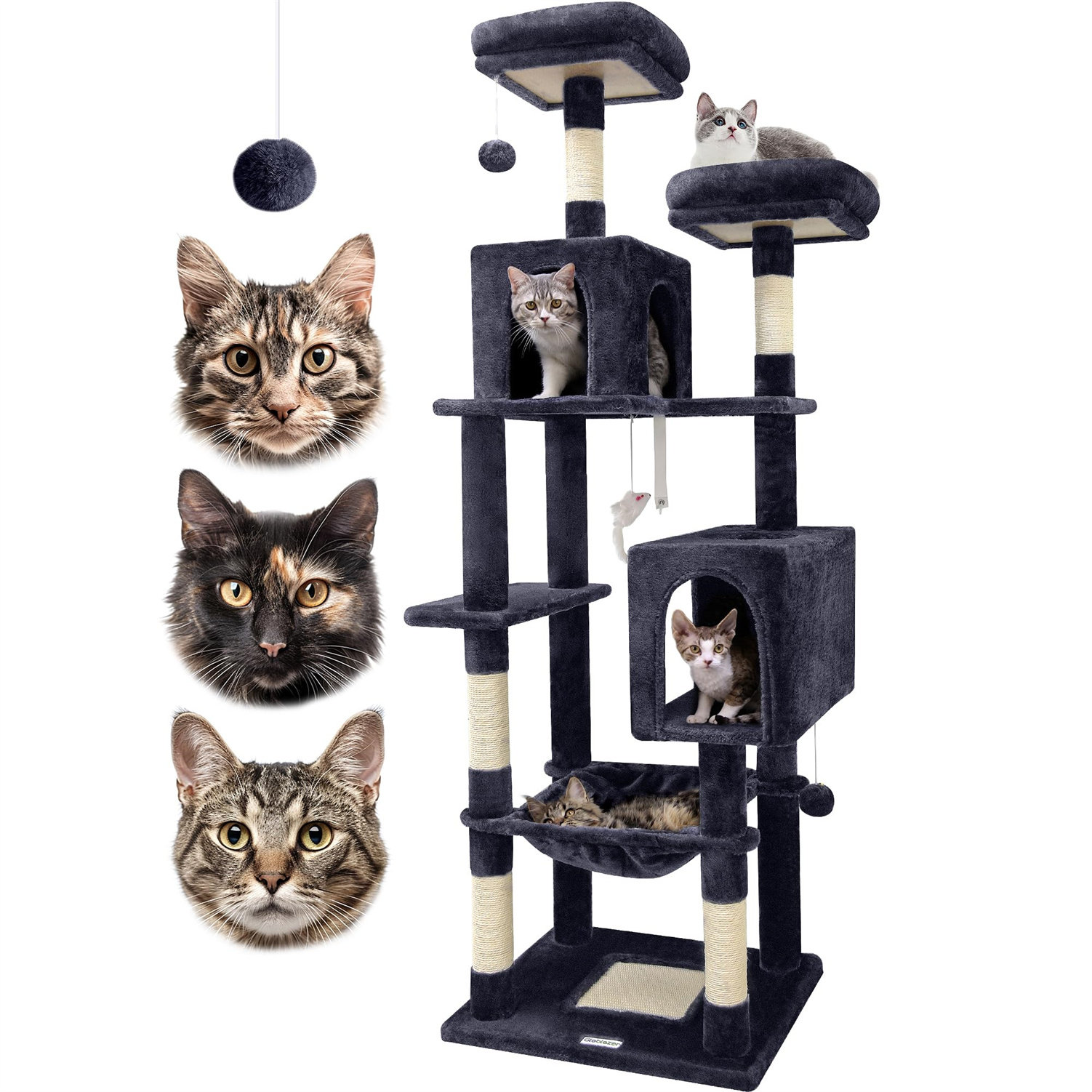 HIK 70.47'' H Cat Tree | Wayfair