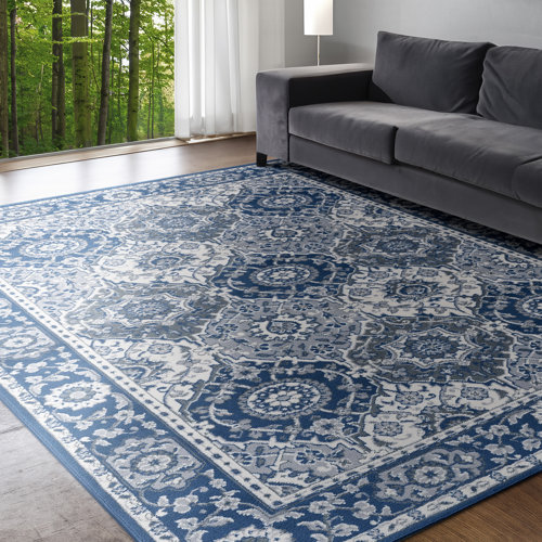 Blue Oriental Area Rugs You'll Love | Wayfair