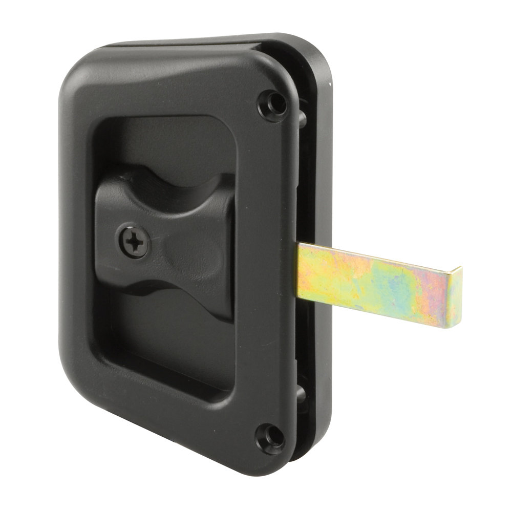 Prime-Line Black Plastic Hat Section Screen Door Handle and Latch ...
