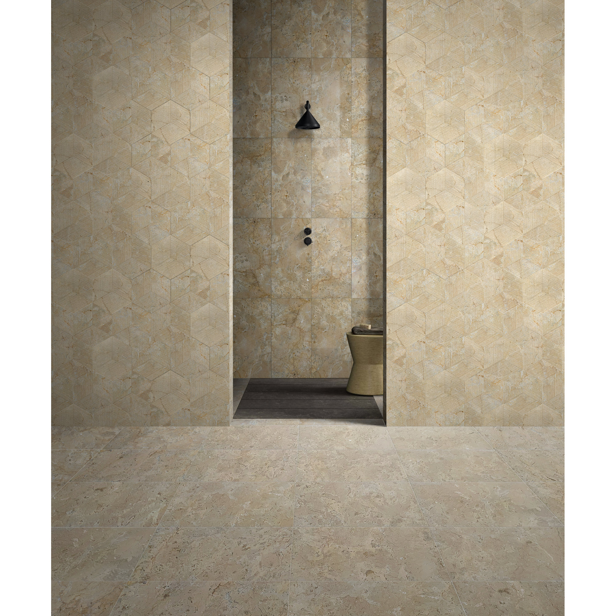 Wrought Studio™ Natural Marble Tile, Honed Finish Stone for Floor and ...