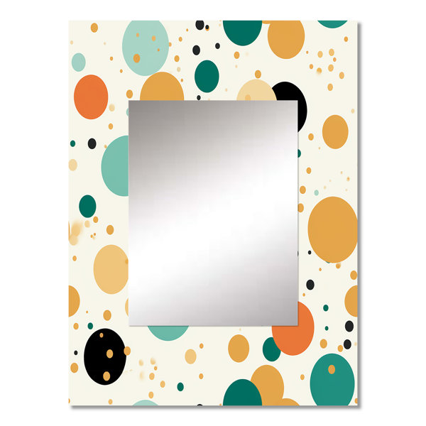 Dakota Fields Urban Chic Polka Dots Pattern - Polka Dots Mirror Wall ...