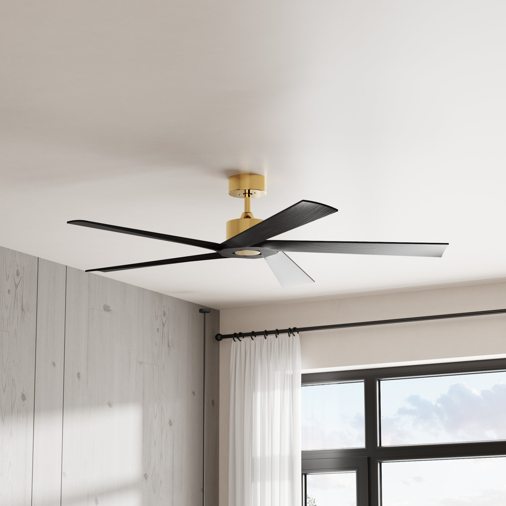Mercer41 61'' 5 - Blade Standard Ceiling Fan With Remote Control | Wayfair