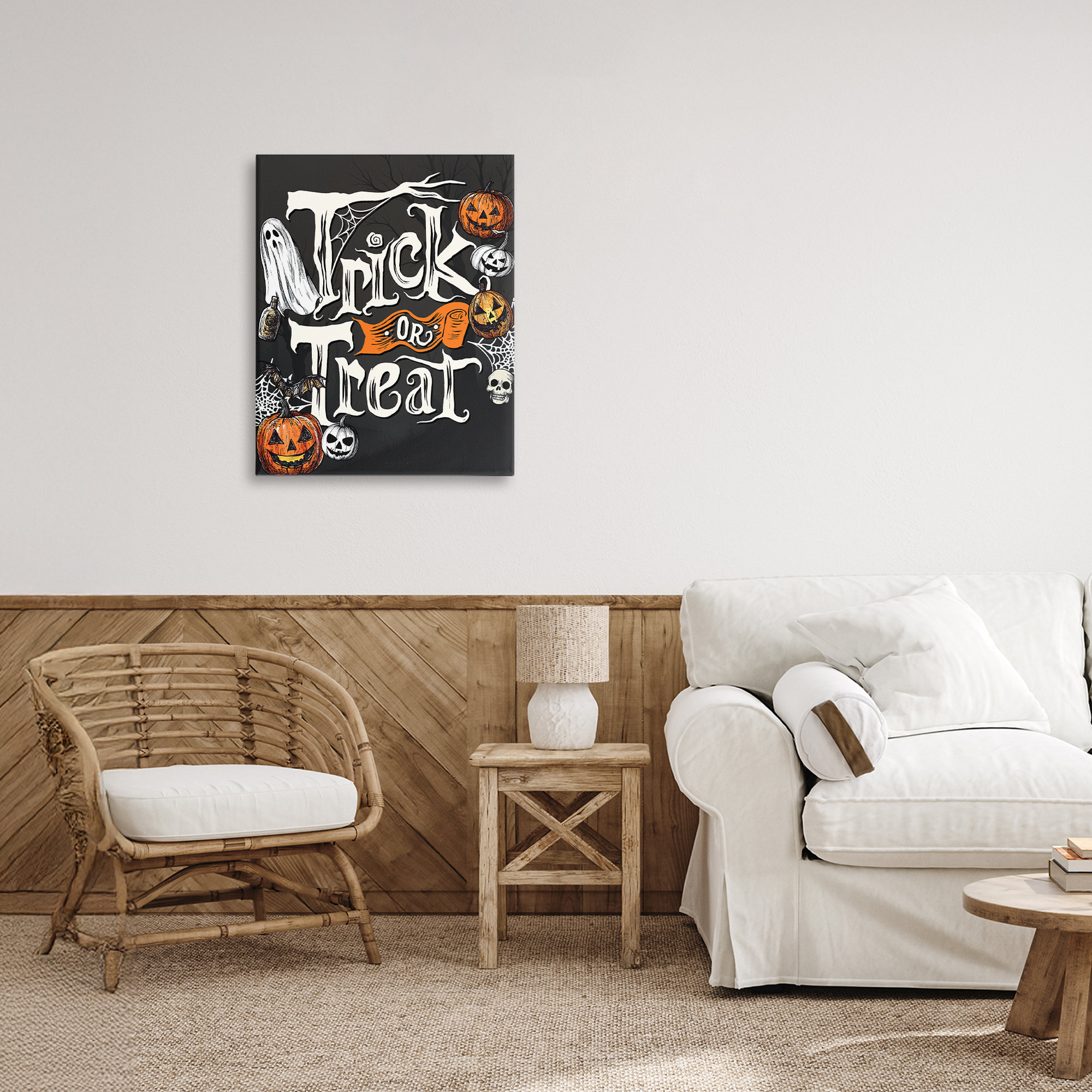 Alcott Hill® Trick Or Treat Vintage Traditions Canvas, design by Kim ...
