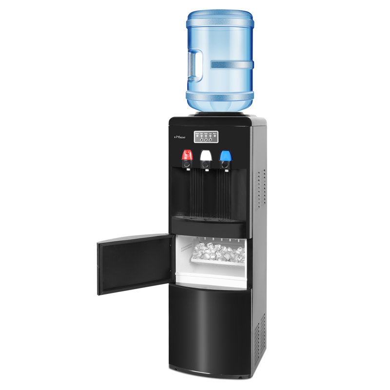 ACEM Black Free Standing Top Loading Electric Water Dispenser | Wayfair