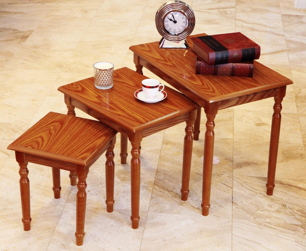 Charlton Home® Solid Wood Nesting Tables & Reviews | Wayfair