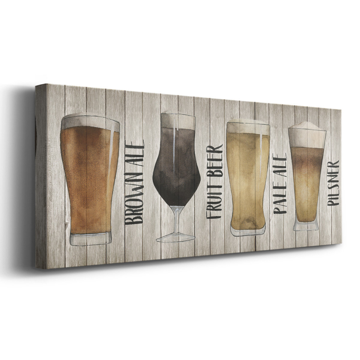 Red Barrel Studio Beer Chart I-Gallery Wrapped Canvas - Wayfair Canada