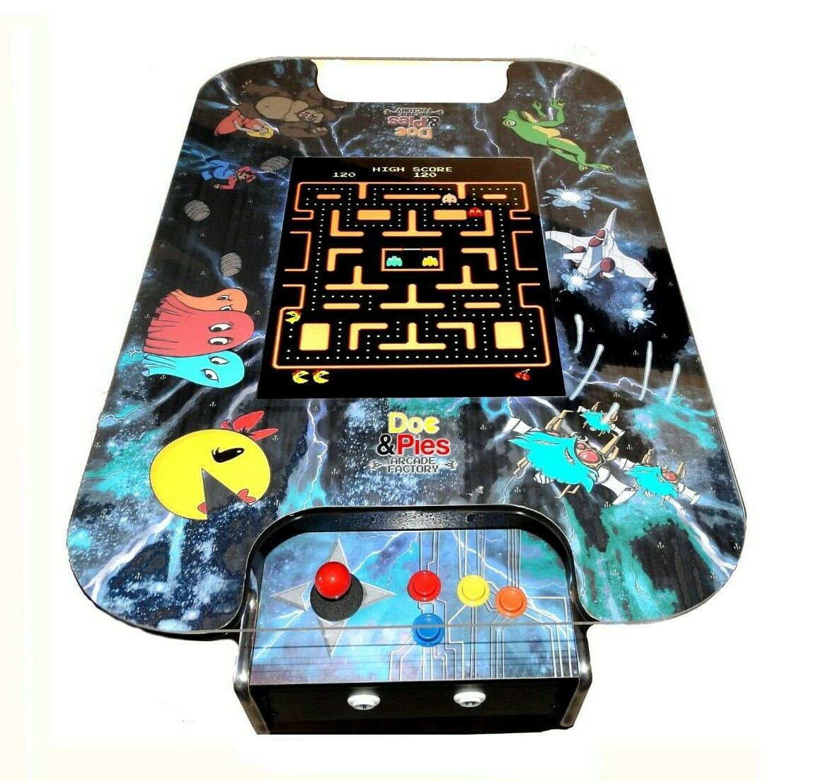 Doc and Pies Arcade Factory 60 Classic Retro Games Cocktail Arcade ...