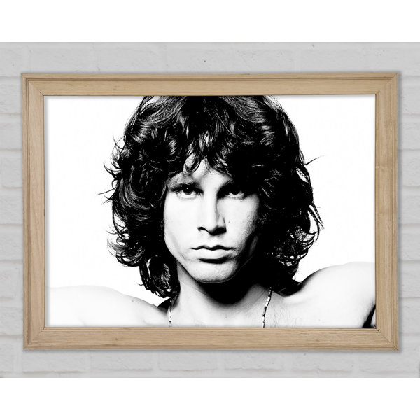17 Stories Jim Morrison Face by Jim Morrison - Single Picture Frame Art ...