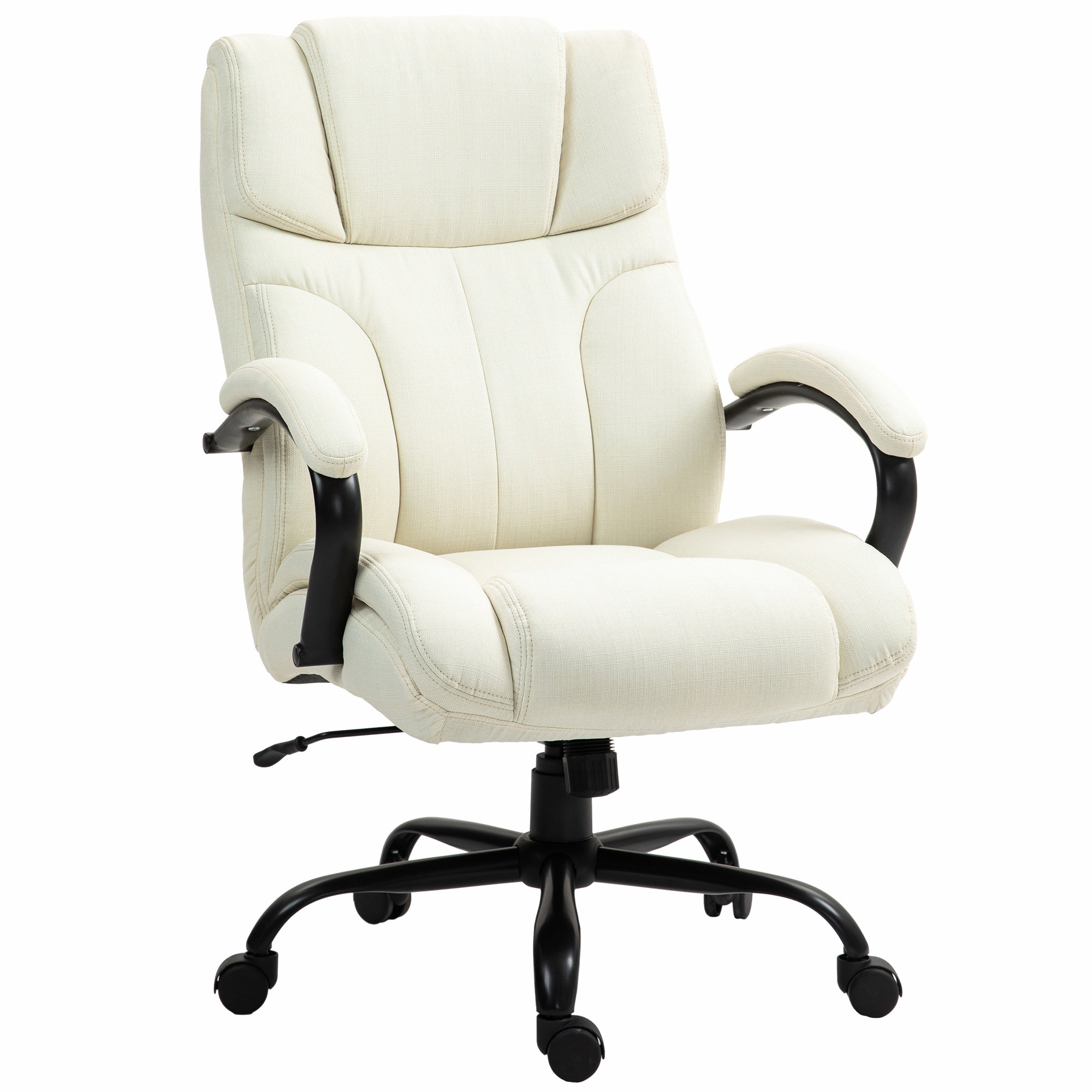 Latitude Run® Warishah 500lbs Big and Tall Office Chair with Wide Seat ...