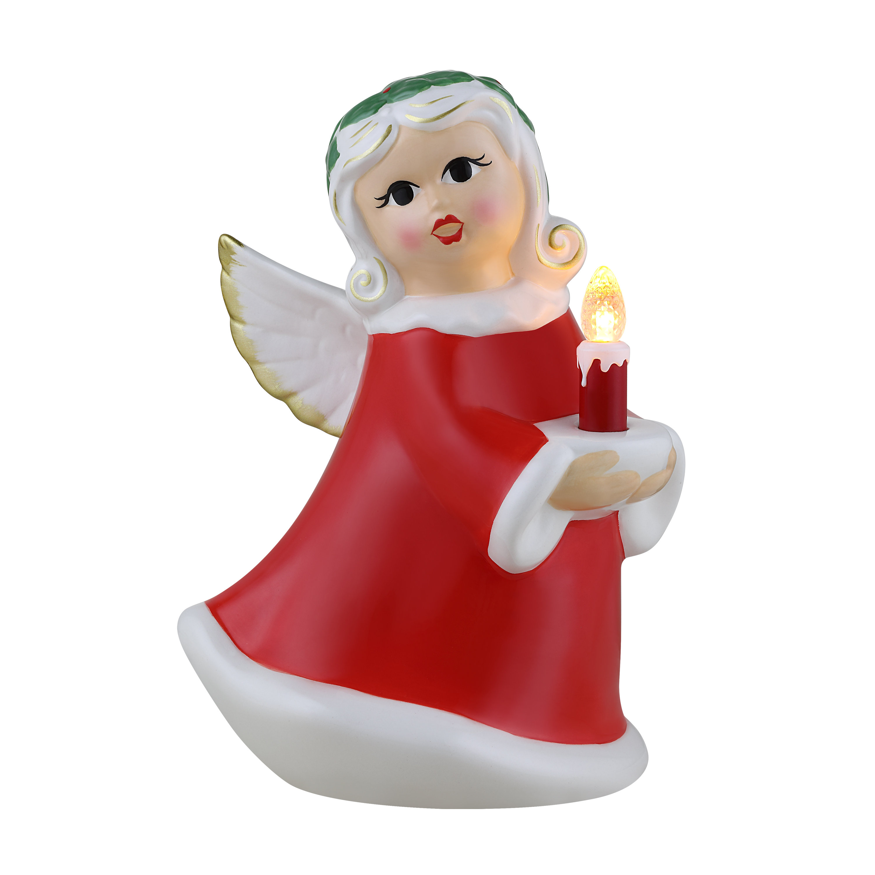Mr. Christmas 9" Nostalgic Ceramic Lit Angel | Wayfair