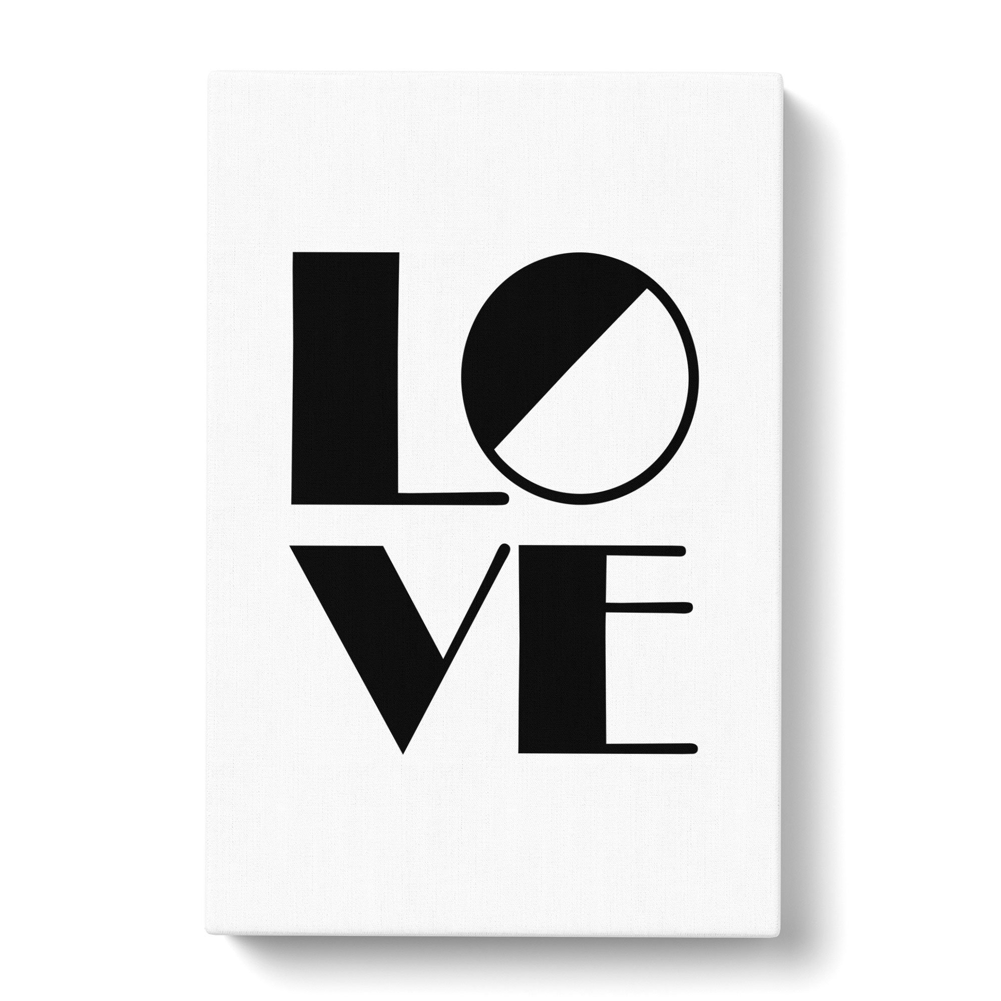 East Urban Home Love Block - Wrapped Canvas Typography | Wayfair.ie
