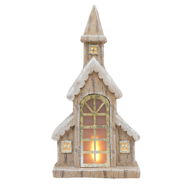 Astoria Grand LED Light Up Church Shaped Ornament | Wayfair.co.uk