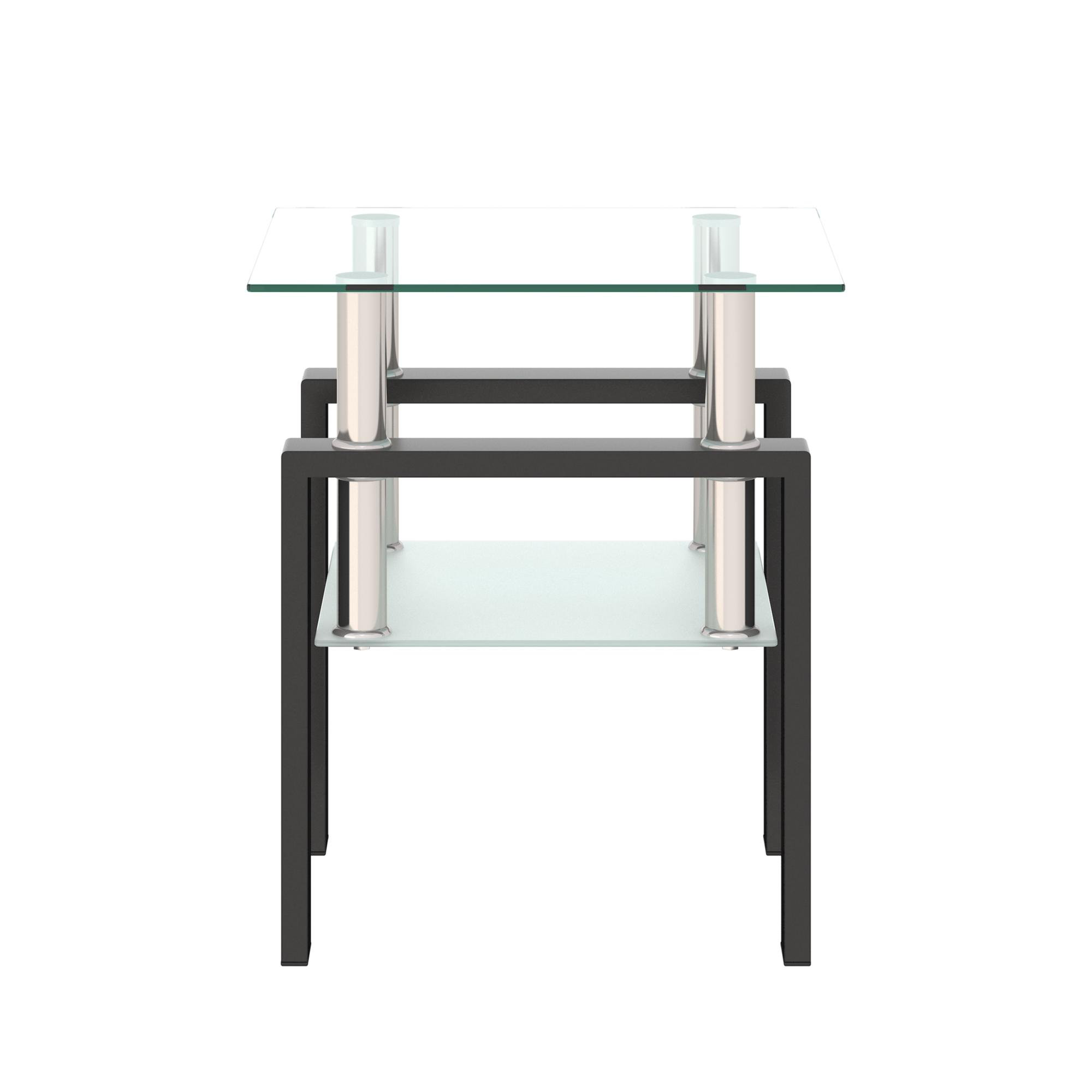 Ivy Bronx Modern high quality side table made of high quality tempered ...