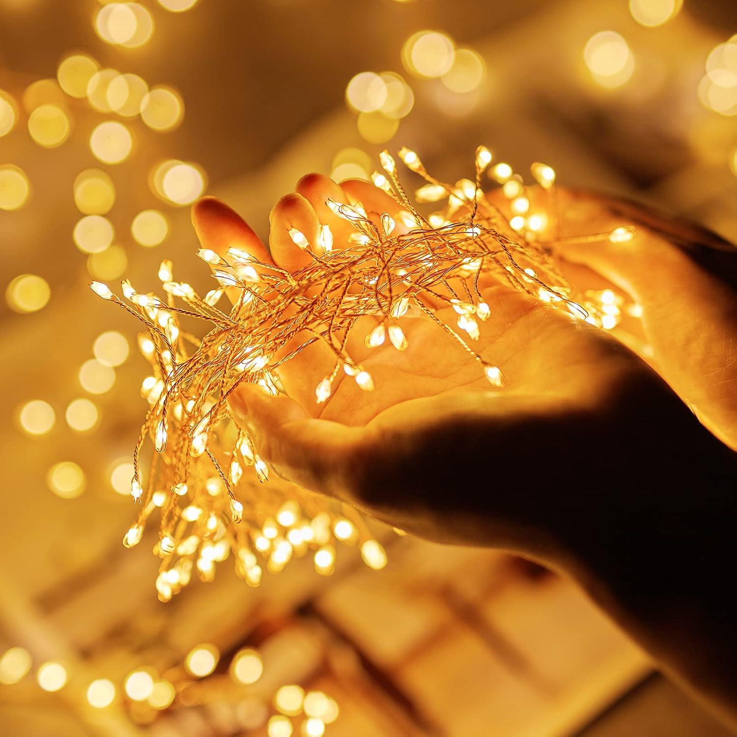 The Holiday Aisle® 10 Feet 200LED Cluster String Fairy Lights Plug In ...
