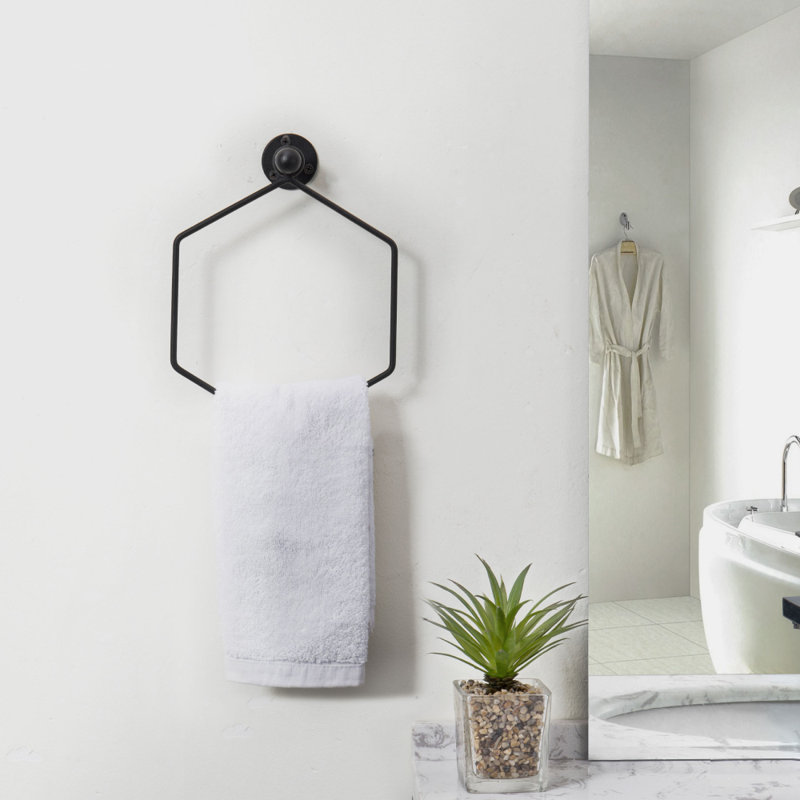 MyGift Bathroom Wall Mounted Hand Towel Rack Holder| Wayfair