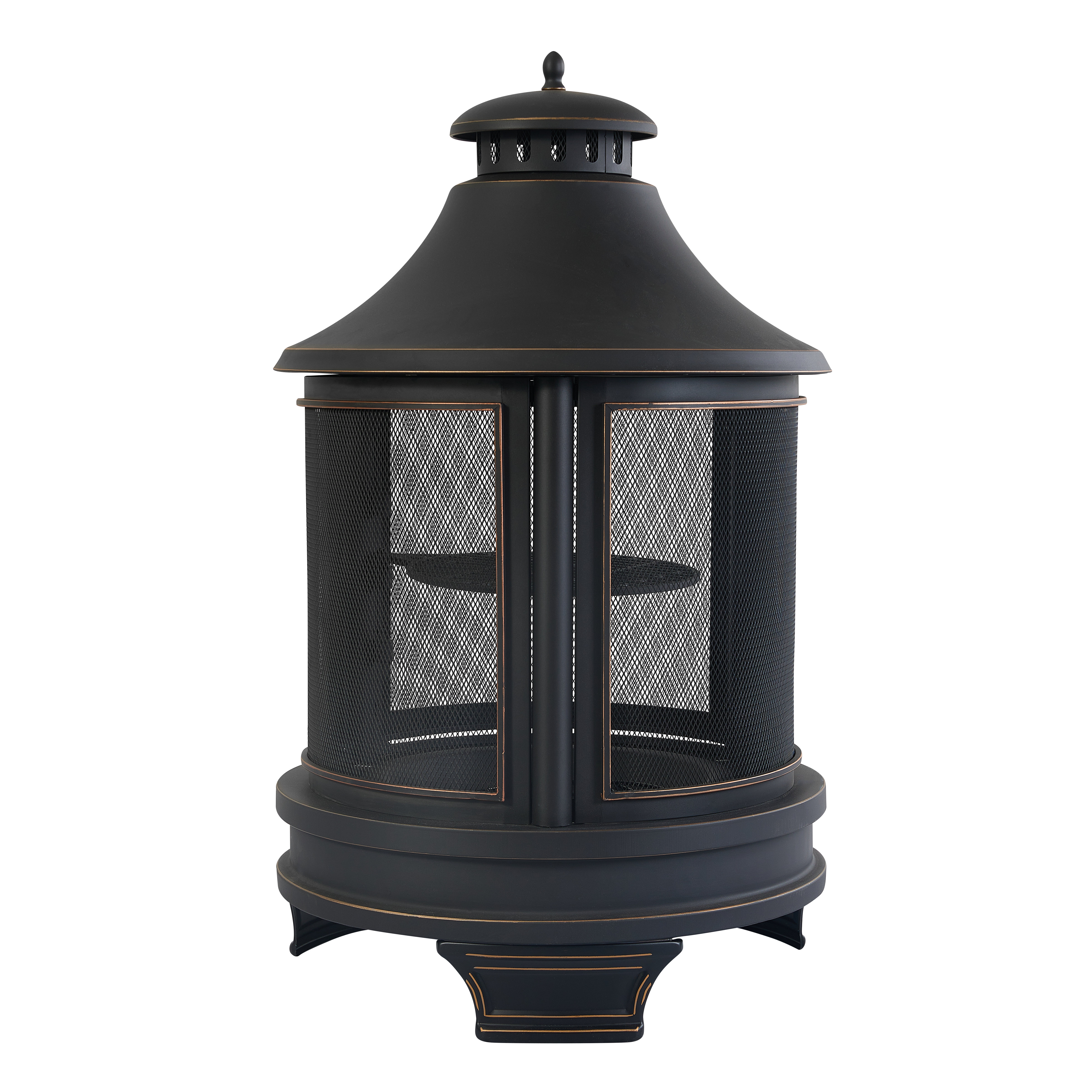 Darby Home Co Garden Metal Outdoor Heating Furnace For Backyard 2 In 1 ...