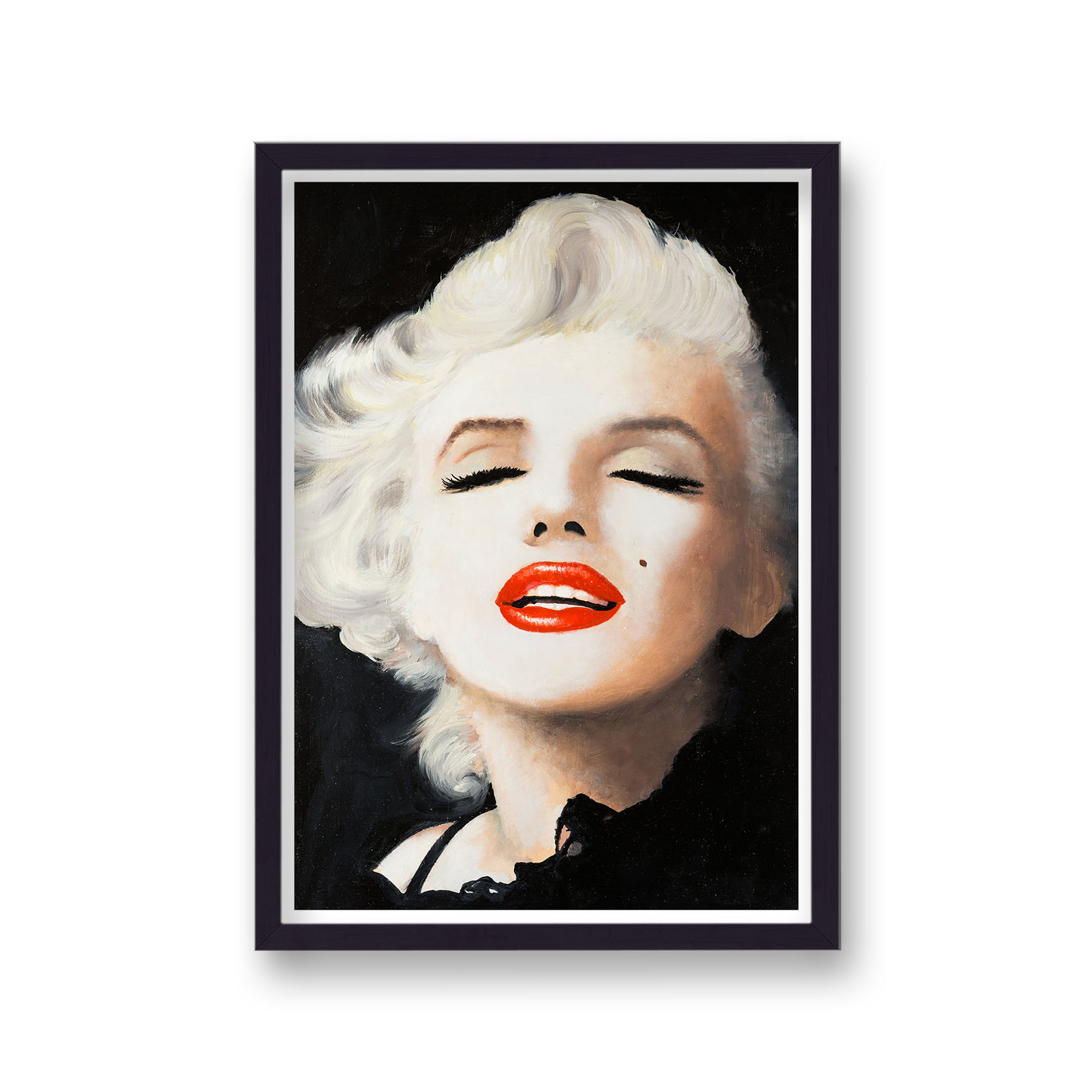 George Oliver Marilyn Monroe Pop Art Style Seductive Pose Portrait ...