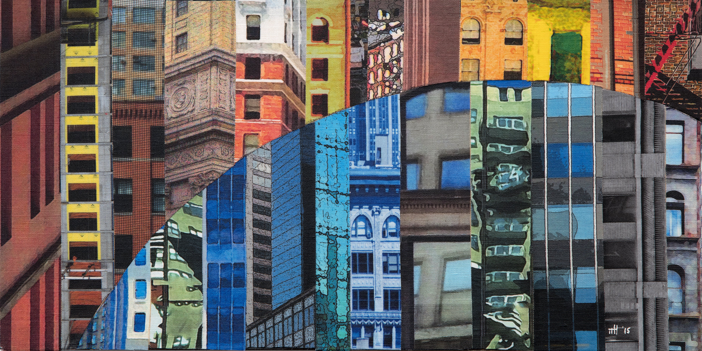 Made & Curated Patchwork City 19 By Marilyn Henrion - Wayfair Canada