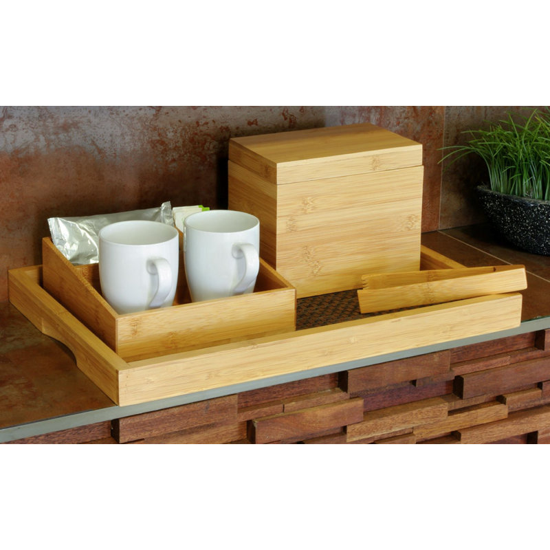 Front Of The House Bali Bamboo Ice Bucket | Wayfair