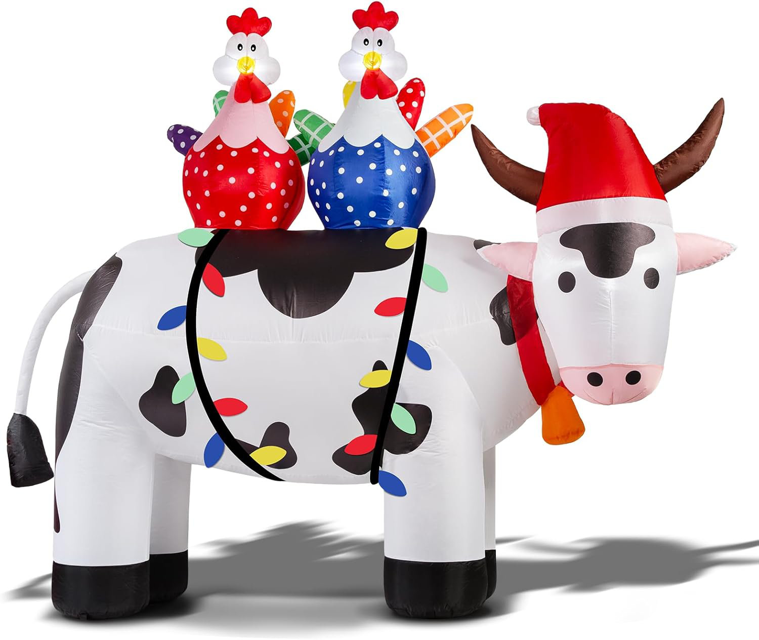 Dakota Fields 6 FT Merry Christmas Blow Up Inflatable Decorations ...