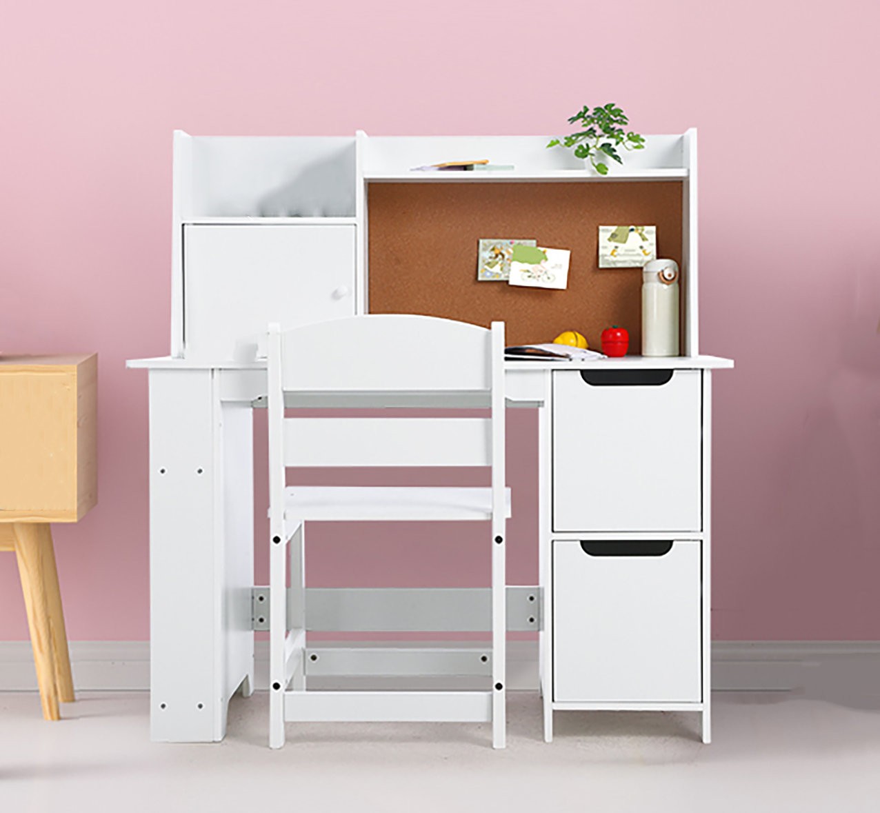 Winston Porter Navid 35.83'' W Rectangle Writing Desk and Chair Set ...