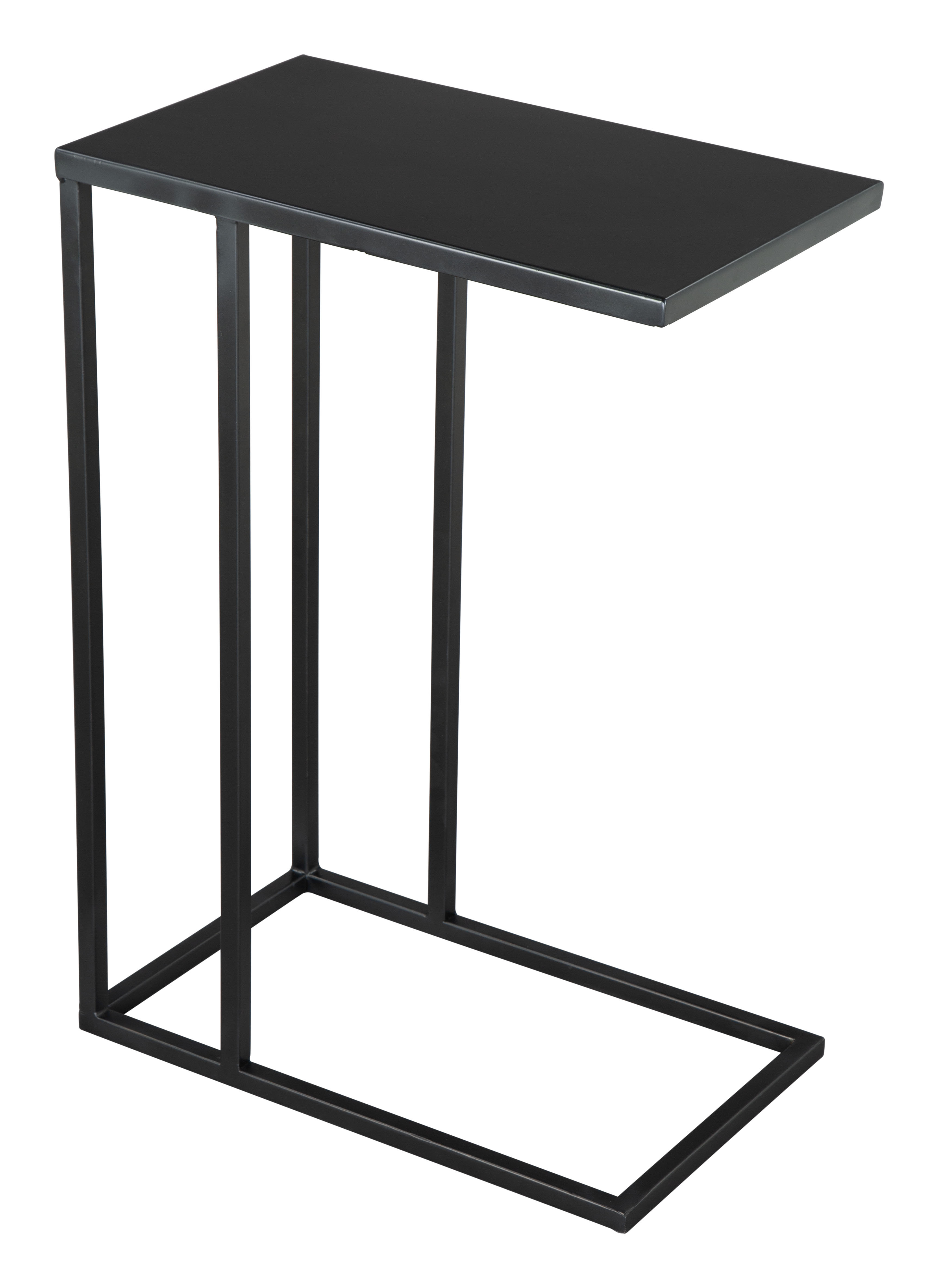 Latitude Run® Atom Side Table Black | Wayfair