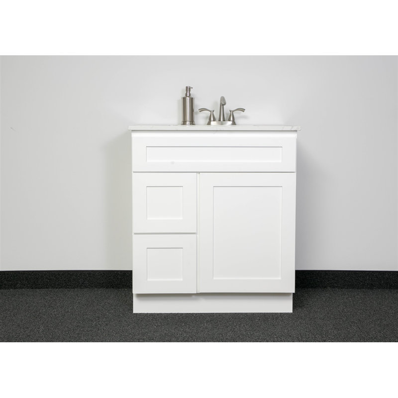 United Cabinetry 30'' Bathroom Vanity Base Only & Reviews | Wayfair