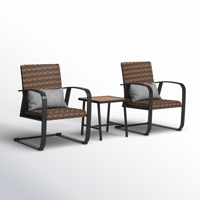 Wade Logan® Beiba 3 Piece Seating Group | Wayfair