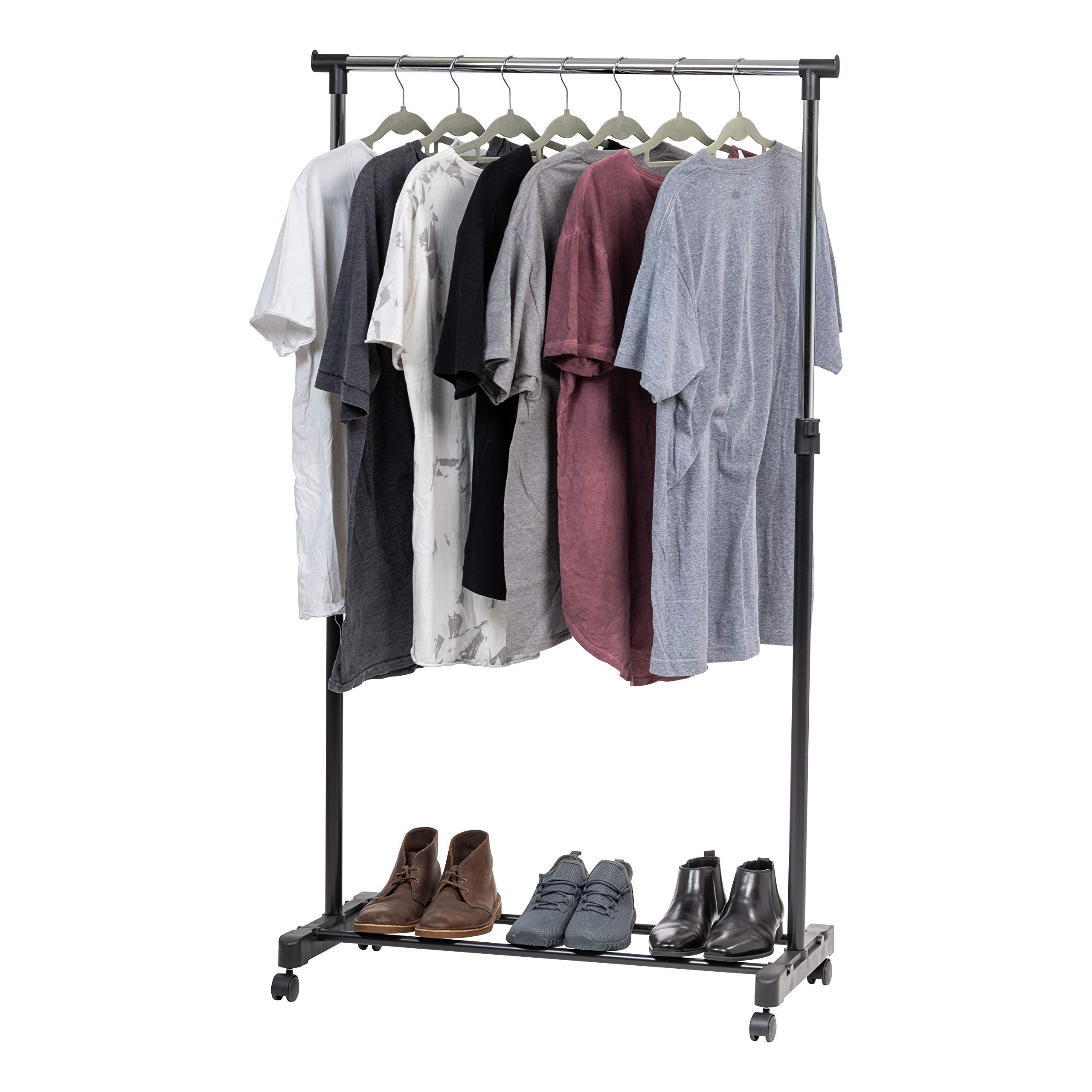 Rebrilliant Lyndes Adjustable Clothes Rack | Wayfair