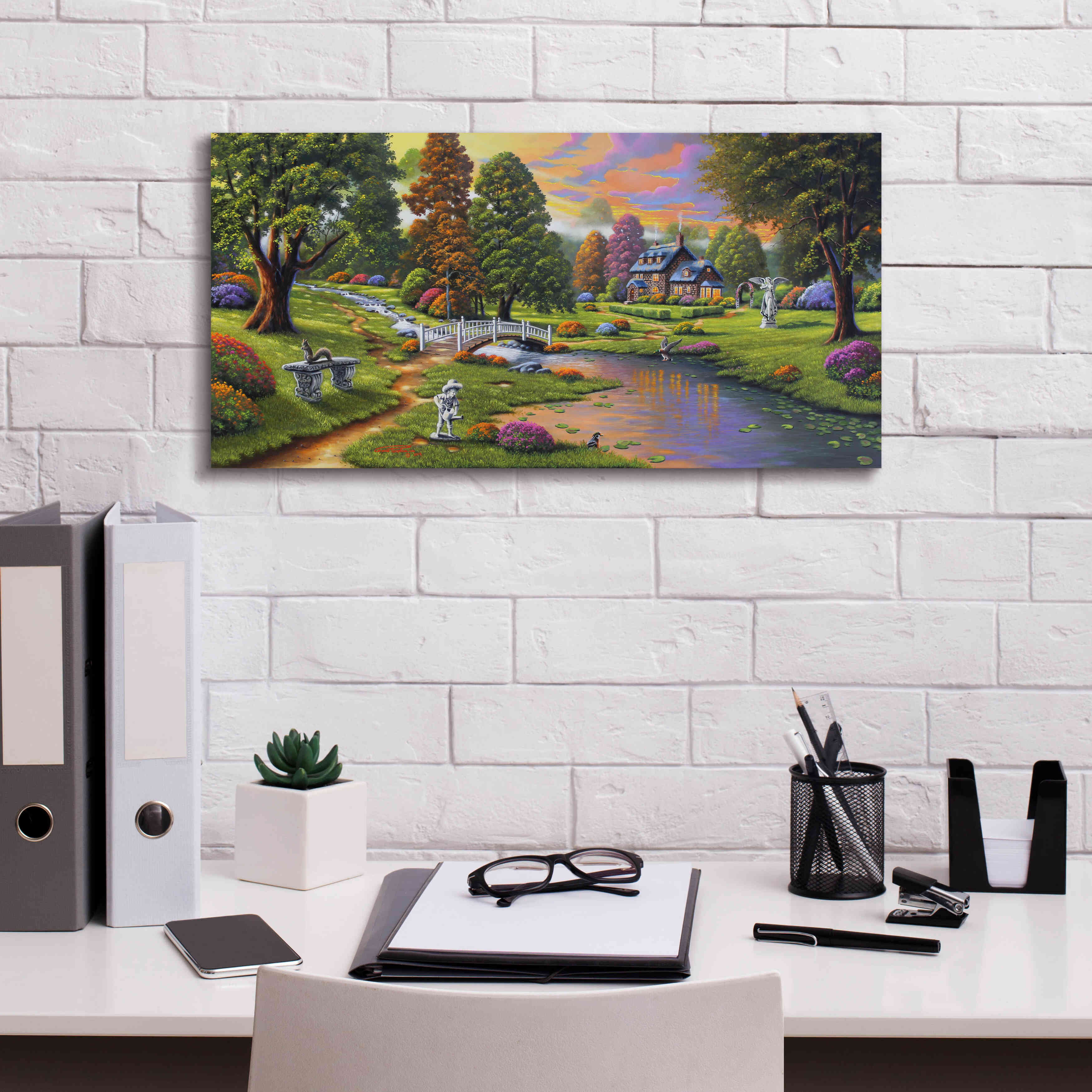 August Grove® Epic Graffiti 'Majestic Garden' By Geno Peoples, C ...