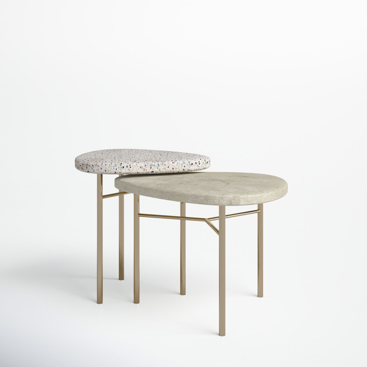 Joss & Main Trevor Stone 3 Legs Coffee Table | Joss & Main
