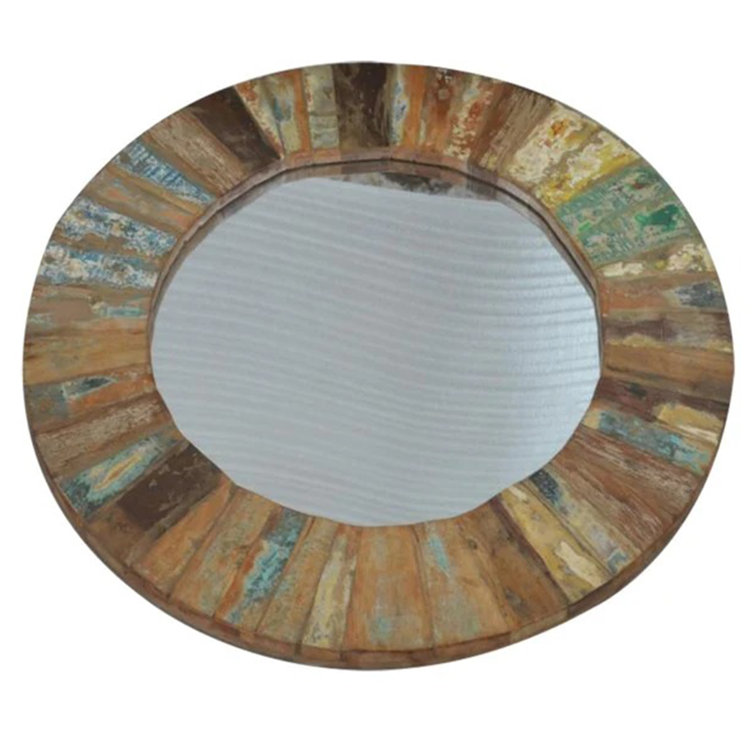 Hibashi Furniture Round Floor Mirror | Wayfair