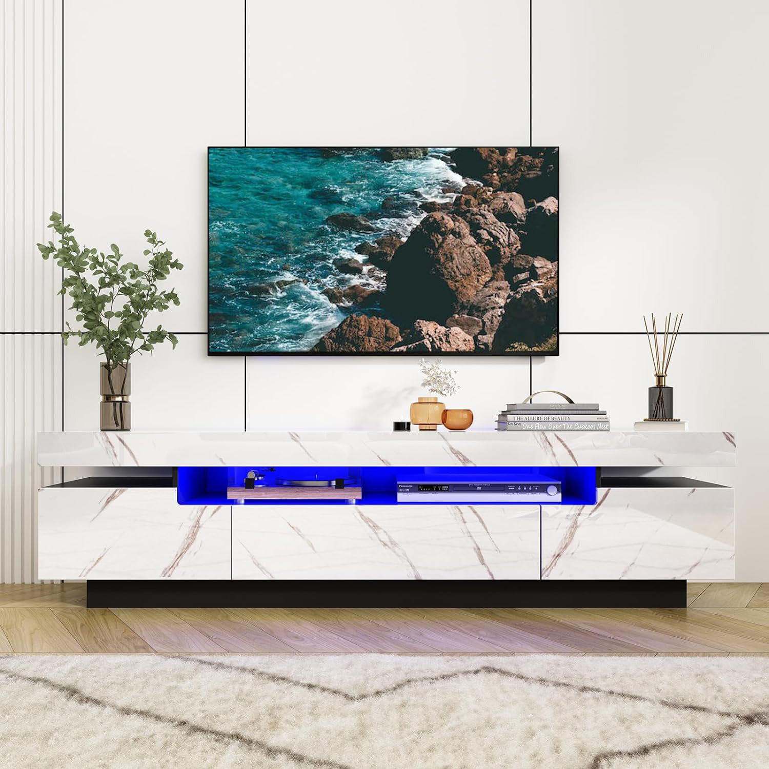 Wrought Studio™ Harfateh TV Stand for TV up to 75" & Reviews | Wayfair