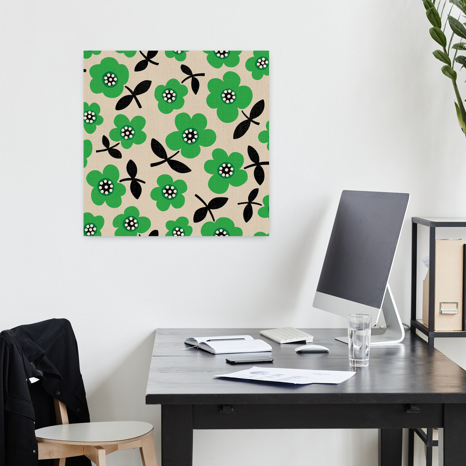 George Oliver Contemporary Art Bold Vibrant Contemporary Poppy Spring ...