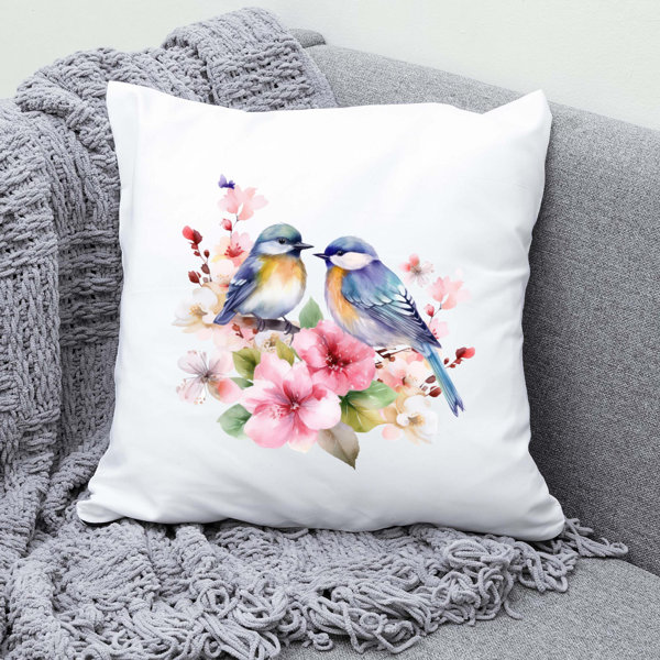 East Urban Home Luttie Reversible Throw Pillow | Wayfair