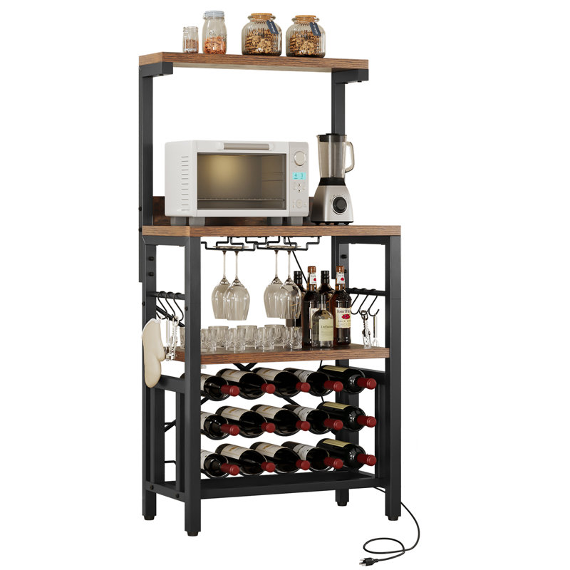 Trent Austin Design® Ragusa Kitchen Storage Shelve with Microwave ...