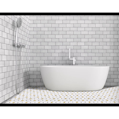 Mango Tile 12" x 14" Natural Stone/Metal Novelty Mosaic Wall & Floor ...