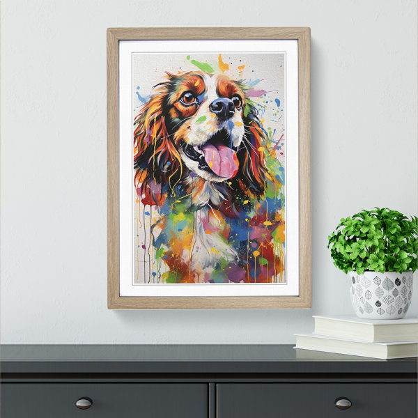 Marlow Home Co. Cavalier King Charles Spaniel Action - Single Picture ...