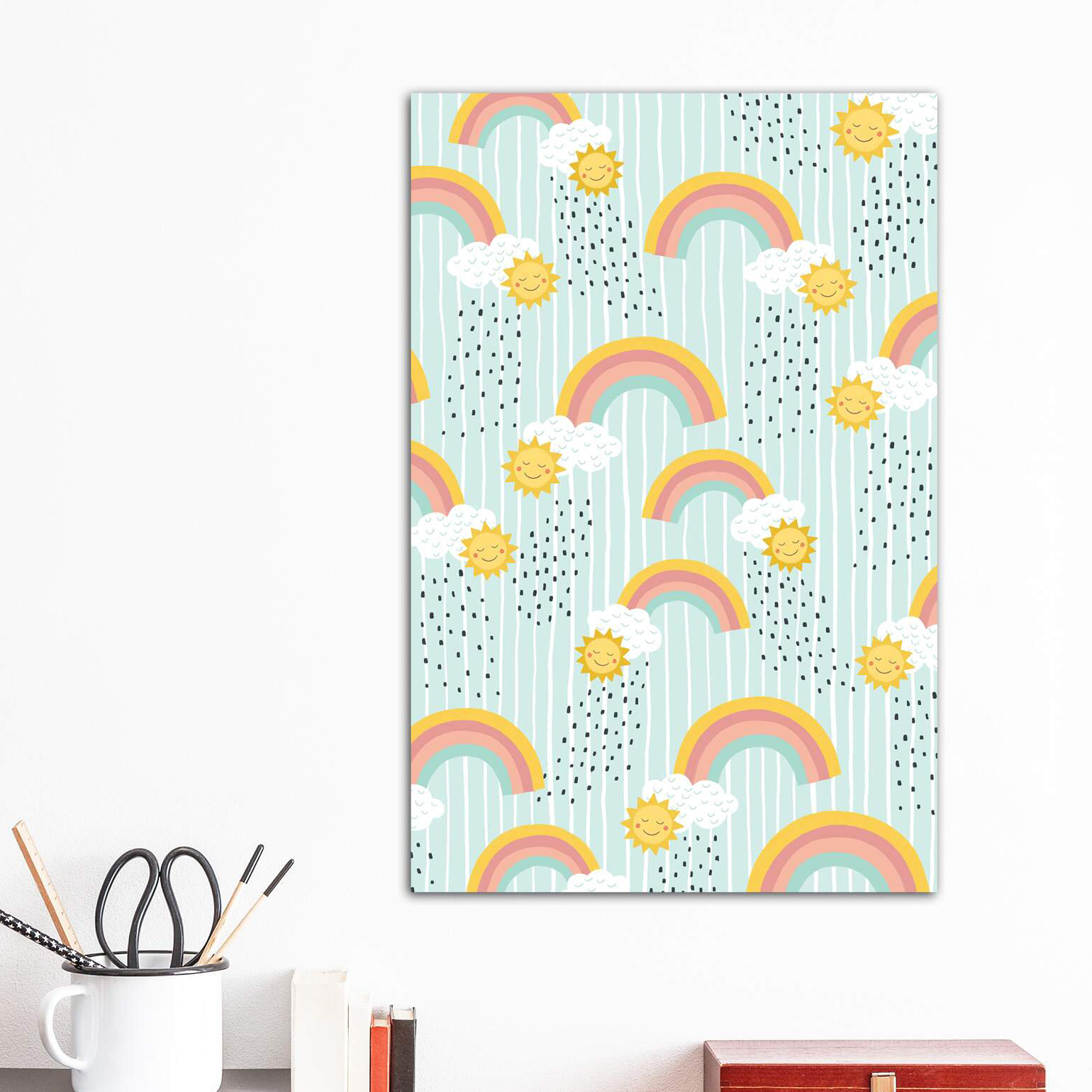 East Urban Home Jungle Chums I by Nancy Mckenzie - Painting Print | Wayfair