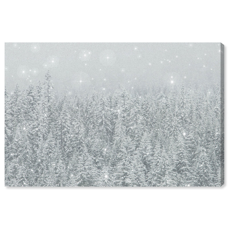 glittering snowscape