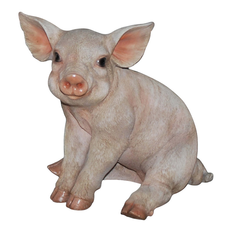 Hi-Line Gift Ltd. Sitting Pig Statue & Reviews | Wayfair