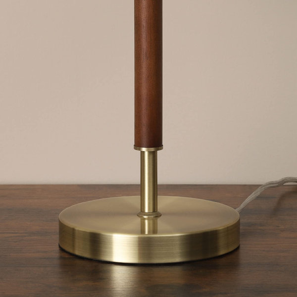 Mercer41 Dasmon 21.5" Brown/Gold Table Lamp | Wayfair