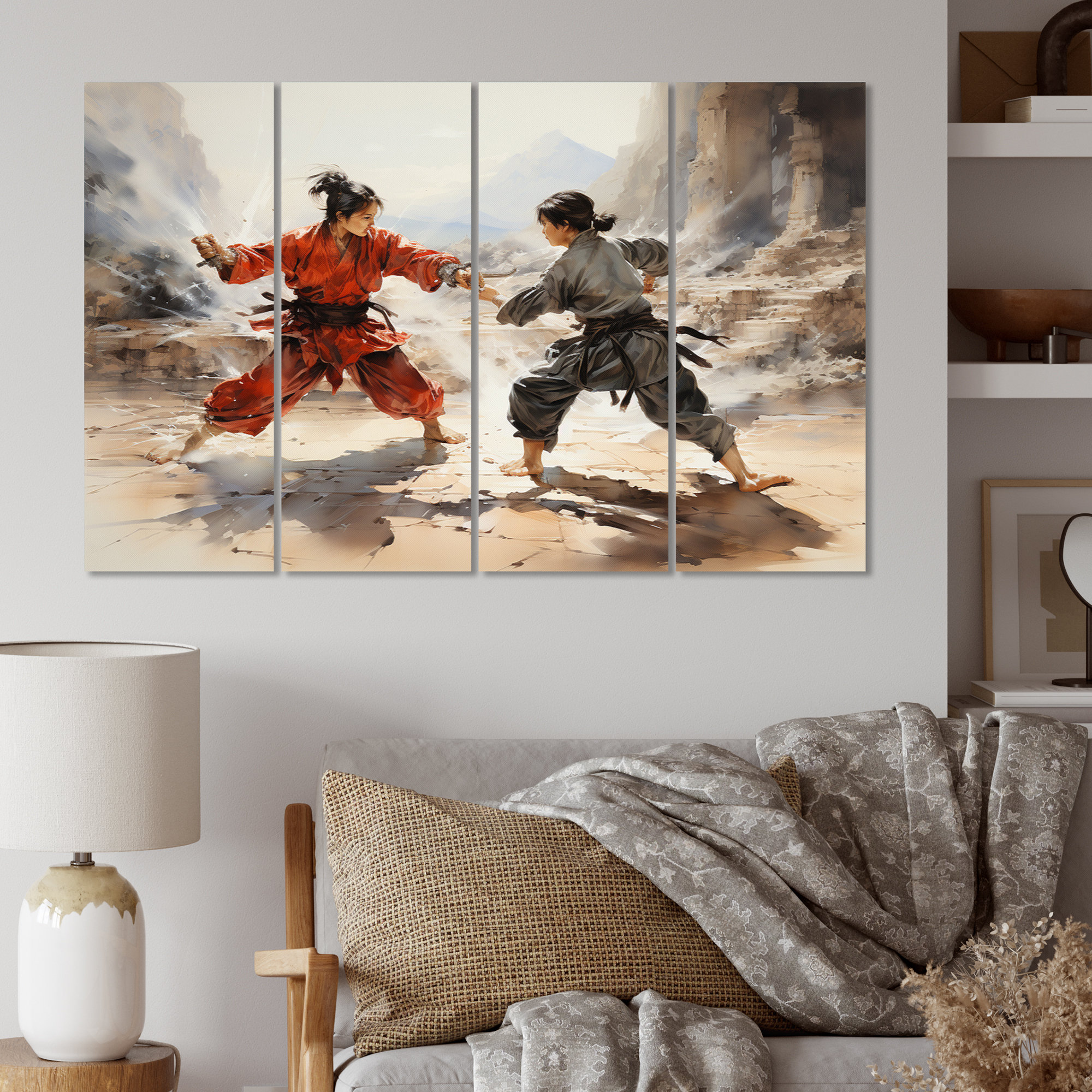 Design Art China Art Kung Fu II - Chinese Metal Wall Decor Set | Wayfair