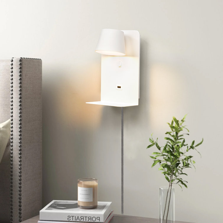 Ebern Designs Pittsgrove LED Corner Wall Light - Wayfair Canada