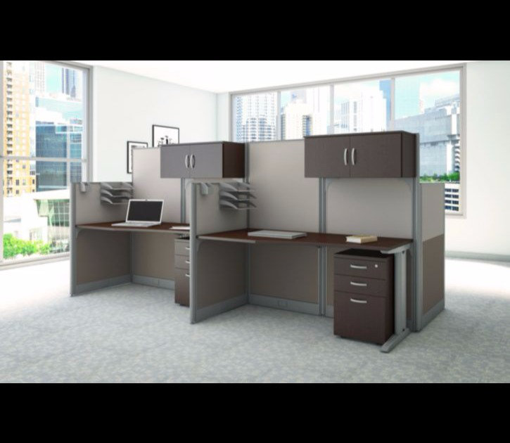 Bush Business Furniture Straight Workstation | Wayfair