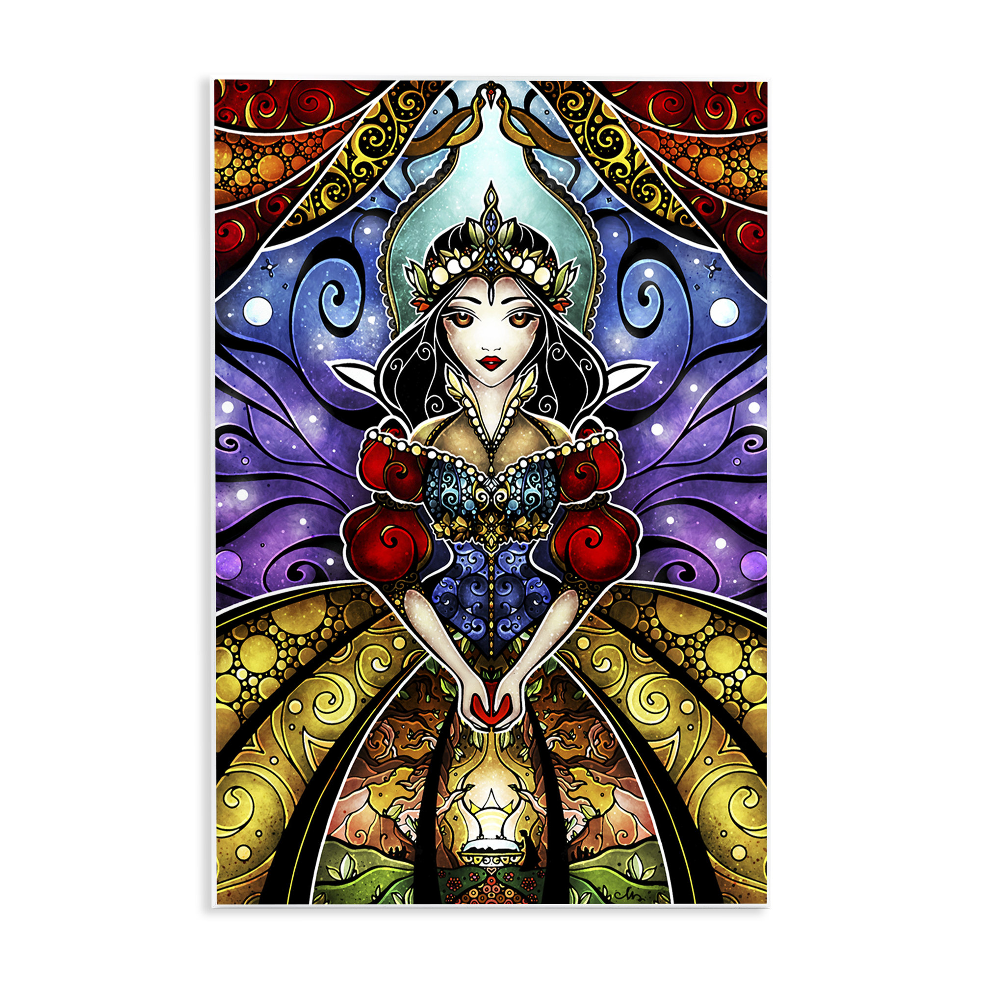Fleur De Lis Living Nouveau Princess Portrait Wall Plaque, design by ...