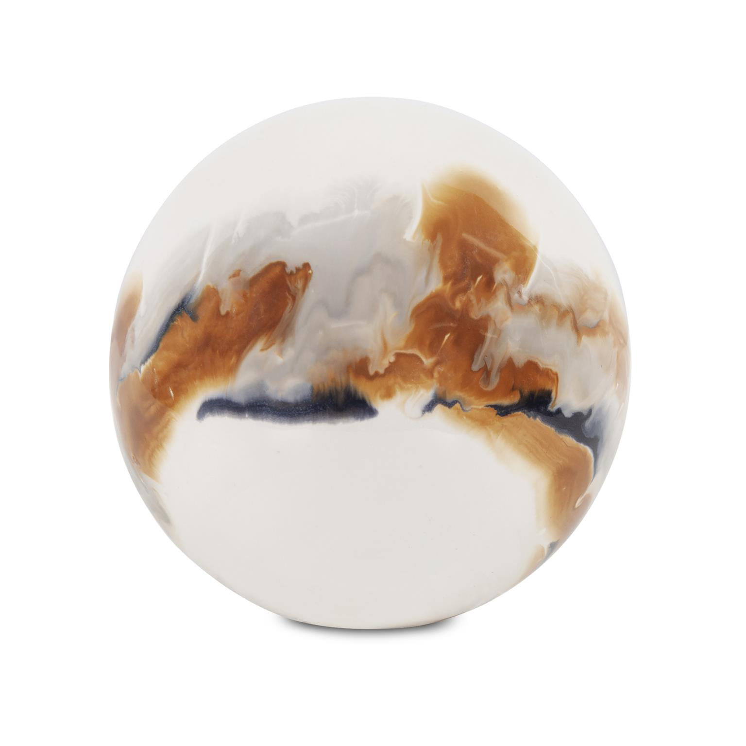 Ebern Designs Lahar Iron Sphere - Medium | Wayfair