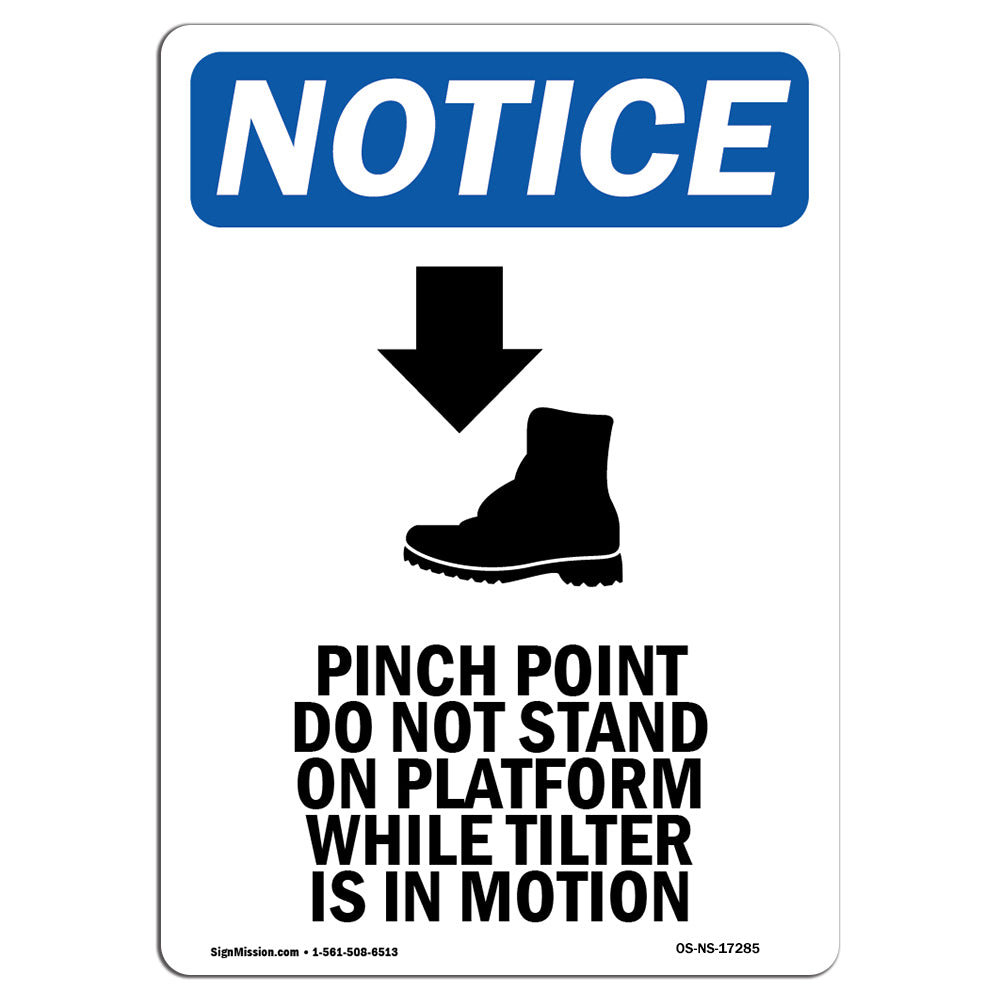 SignMission Pinch Point Do Not Sign with Symbol | Wayfair
